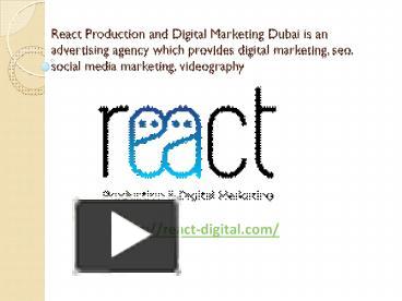 PPT – React Digital PowerPoint presentation | free to download - id ...