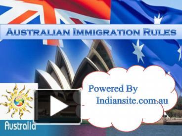 PPT – Australian immigration rules PowerPoint presentation | free to ...