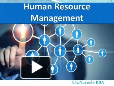 PPT – Human Resource Management PowerPoint presentation | free to ...