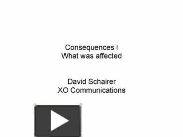 PPT – Consequences I PowerPoint presentation | free to download - id ...