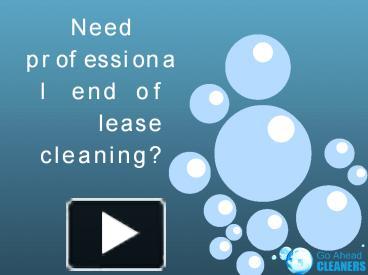 PPT – Go Ahead Cleaners PowerPoint presentation | free to download - id ...