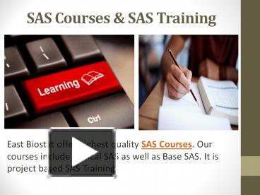 PPT – SAS Courses & SAS Classes PowerPoint presentation | free to ...