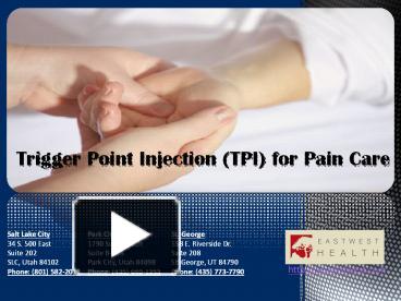 PPT – Trigger Point Injection (TPI) for Pain Care PowerPoint ...