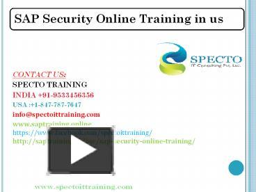 sap security online training | sap security online training in usa,uk ...