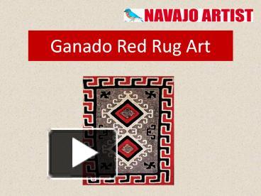 Ganado Red Rug Art presentation | free to download