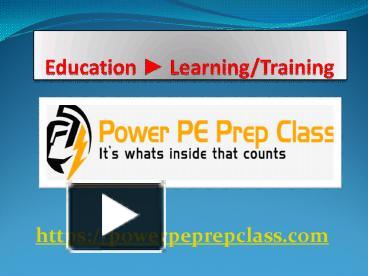 PPT – pe electrical power PowerPoint presentation | free to download ...