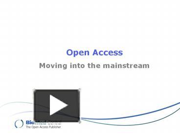 PPT – Open Access PowerPoint presentation | free to download - id ...