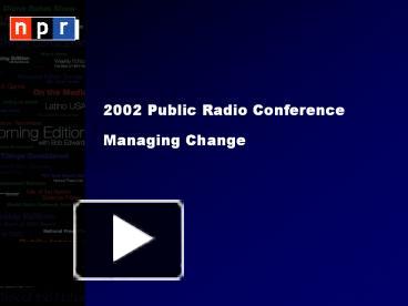 PPT – NPR Board PowerPoint presentation | free to download - id: 82e5ab ...