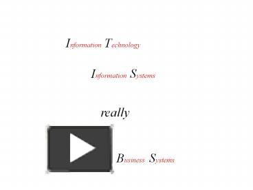 PPT – Information Technology PowerPoint presentation | free to download ...
