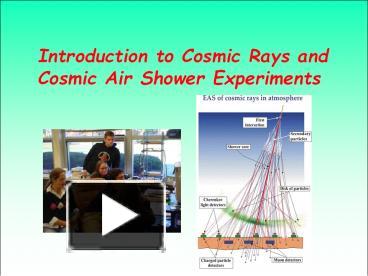 COSMIC RAYS presentation | free to download