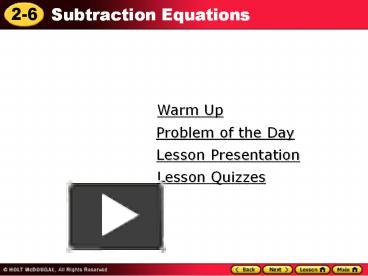 PPT – Warm Up PowerPoint presentation | free to download - id: 82ee64-NGI3Y