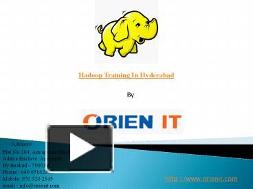 PPT – Hadoop Training (1) PowerPoint presentation | free to download ...