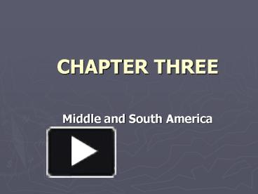 PPT – CHAPTER THREE PowerPoint presentation | free to view - id: 82f022 ...