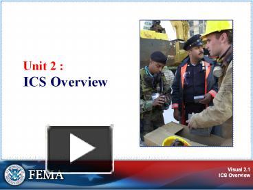 PPT – ICS Overview PowerPoint presentation | free to view - id: 8302a2 ...