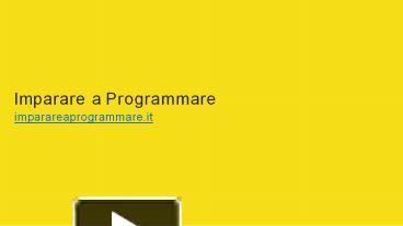 PPT – Corso Javascript PowerPoint presentation | free to download - id ...