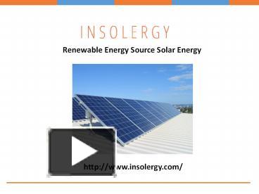 Solar Power Plant for Homes and Commercial Buildings presentation ...