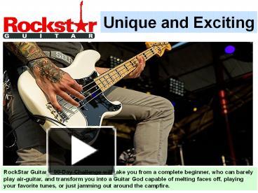Anatomy of Guitar - Rockstar presentation | free to download