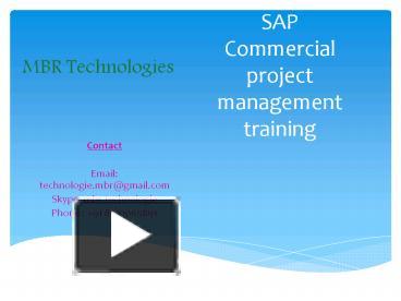 SAP CPM training,SAP commercial project management training.SAP CPM ...