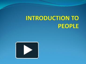 people ppt presentation | free to download
