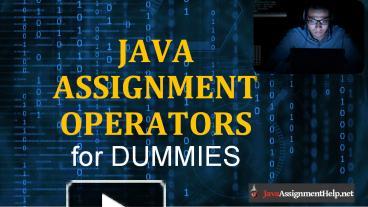 PPT – Java Assignment Operators for Dummies PowerPoint presentation ...