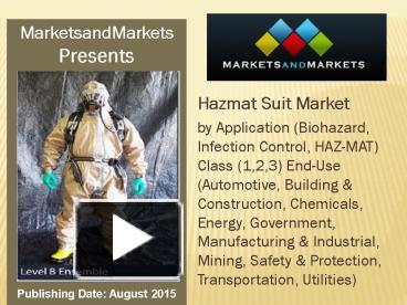 Hazmat Suit Market presentation | free to download