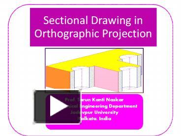 Sections in Engineering Drawing presentation | free to download
