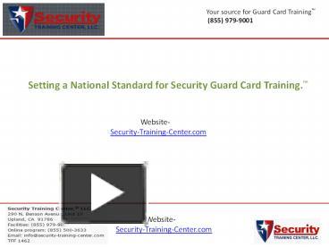PPT – Security Certification PowerPoint presentation | free to download ...