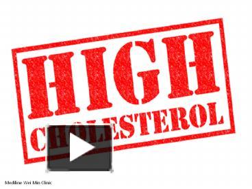 High Cholesterol Treatment presentation | free to download
