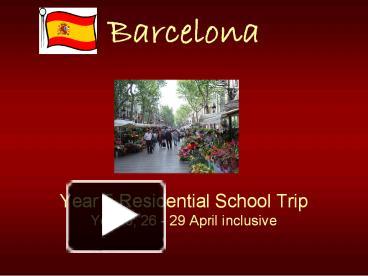 Barcelona presentation | free to view