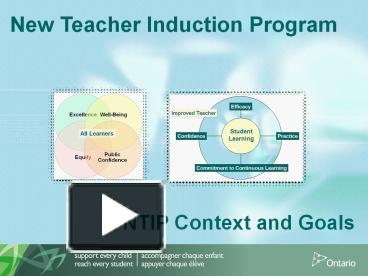 New Teacher Induction Program presentation | free to view