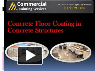 PPT – Concrete Floor Coating in Concrete Structures PowerPoint ...