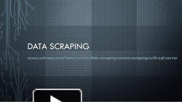 Data Scraping presentation | free to download