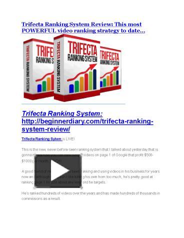PPT – Trifecta Ranking System Review and Trifecta Ranking System ...