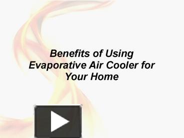 PPT – Air Cooling Systems for Home Review - My Home Climate PowerPoint ...