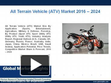 PPT – PPT-All Terrain Vehicle (ATV) Market: Global Market Insights, Inc ...