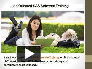 PPT – SAS Software Training (2) PowerPoint presentation | free to ...