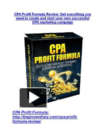 PPT – CPA Profit Formula review-- CPA Profit Formula (SECRET) bonuses ...