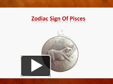 Zodiac Sign Of Pisces Presentation Free To View