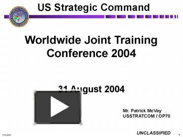 PPT – Maj Gen Catton's Welcome Remarks PowerPoint presentation | free ...