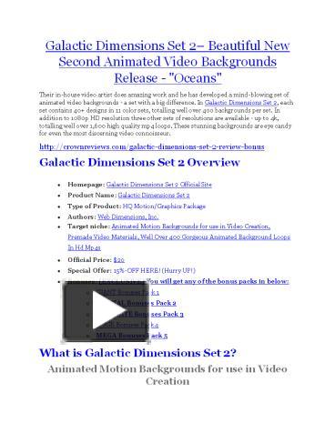 Galactic Dimensions Set 2 Review & GIANT Bonus presentation | free to ...