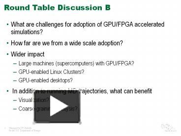 PPT – Round Table Discussion B PowerPoint presentation | free to ...