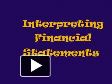 PPT – Interpreting PowerPoint presentation | free to download - id ...