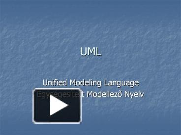 PPT – UML PowerPoint presentation | free to download - id: 83f8e9-YmMzN