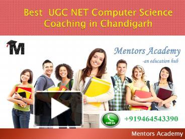 PPT – Join Best UGC NET Computer Science Coaching Classes in Chandigarh ...