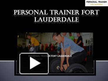 PPT – Personal Trainer PowerPoint presentation | free to download - id ...