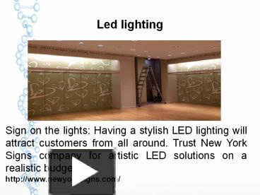 PPT – Led lighting PowerPoint presentation | free to download - id ...