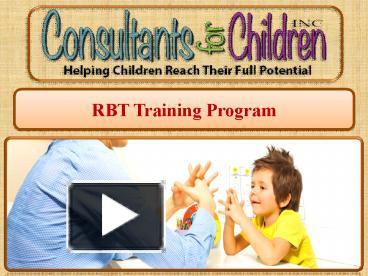 RBT Training Program presentation | free to download