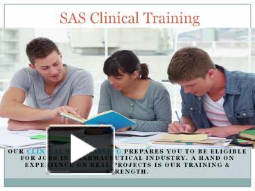 PPT – Clinical SAS Training & SAS Training (1) PowerPoint presentation ...