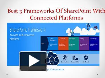 Sharepoint training in chennai presentation | free to download