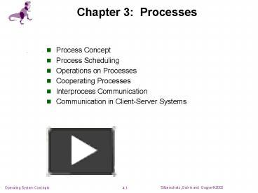 PPT – Chapter 3: Processes PowerPoint presentation | free to download ...